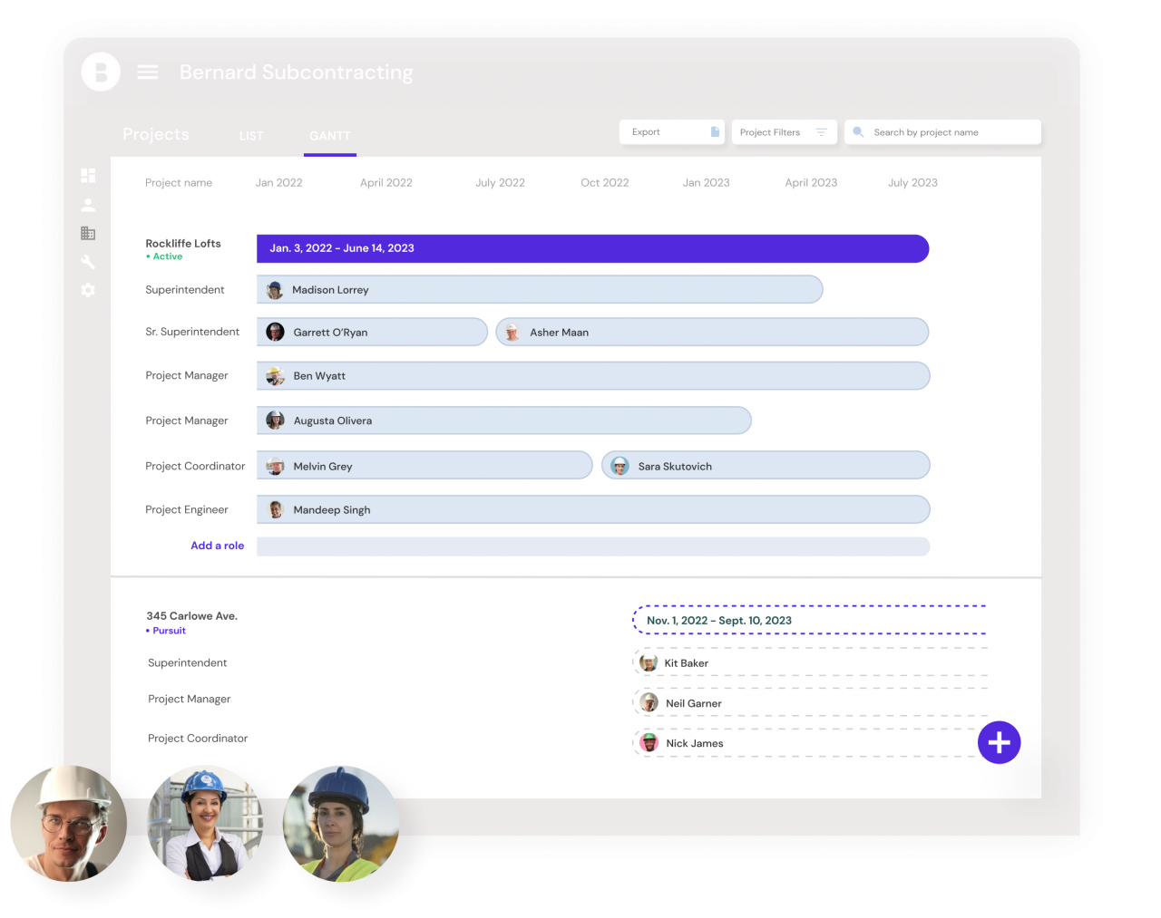 Bridgit Bench for Subcontractors - Bridgit