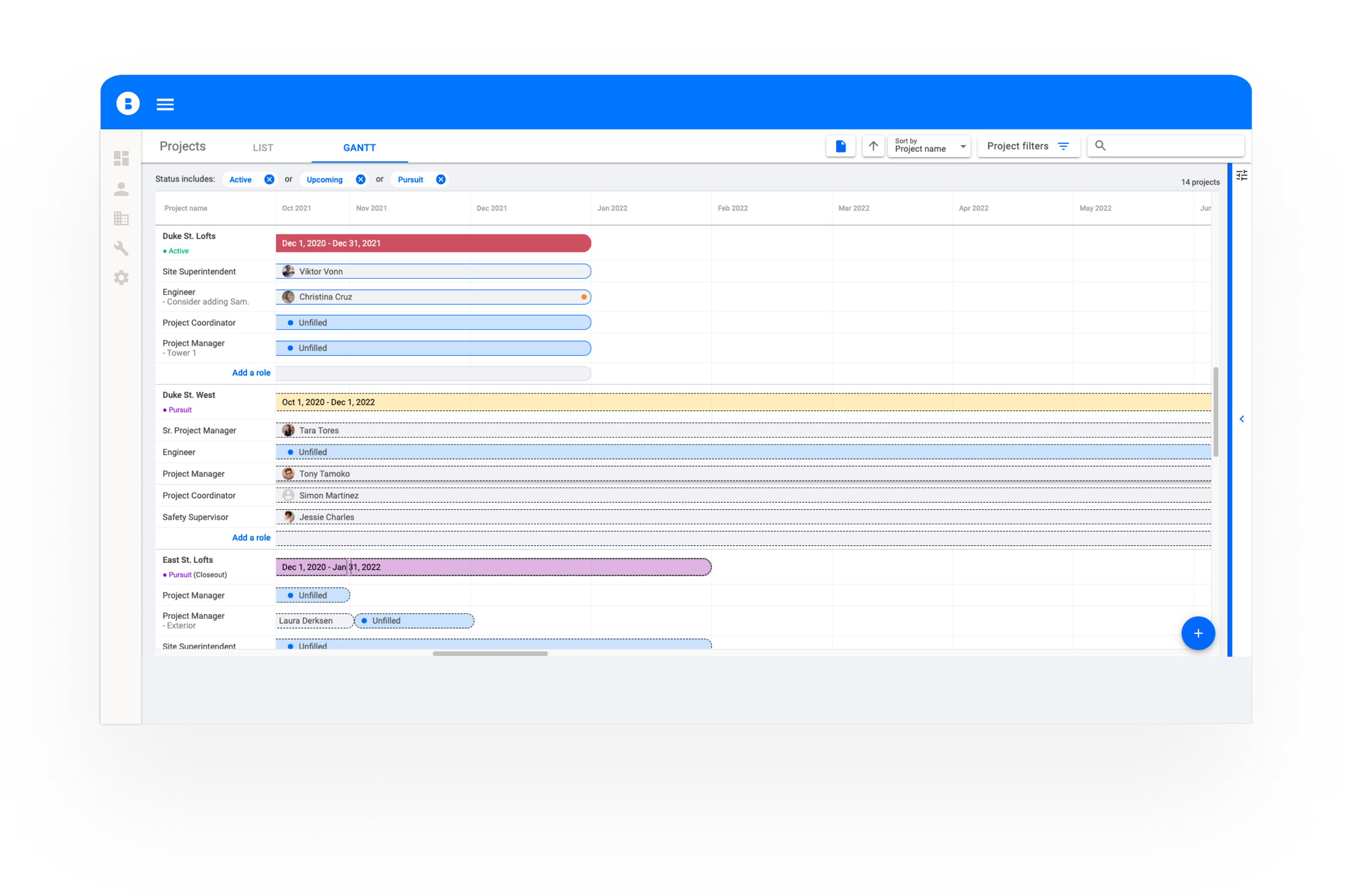 LaborChart For Construction Vs Bridgit Bench Comparison - Bridgit