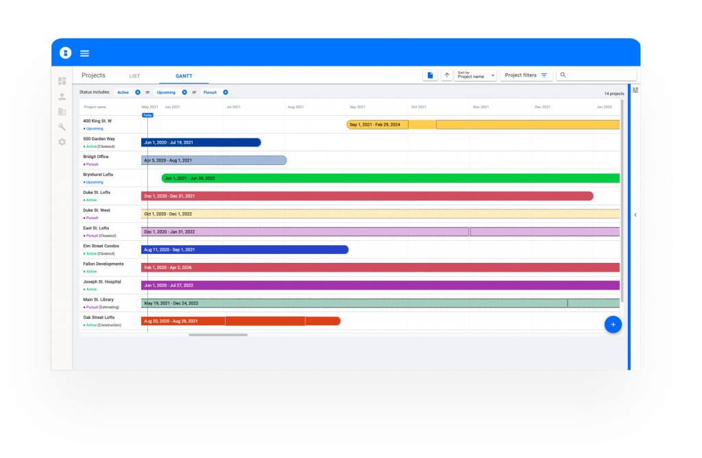 Construction Project Management Database - Bridgit