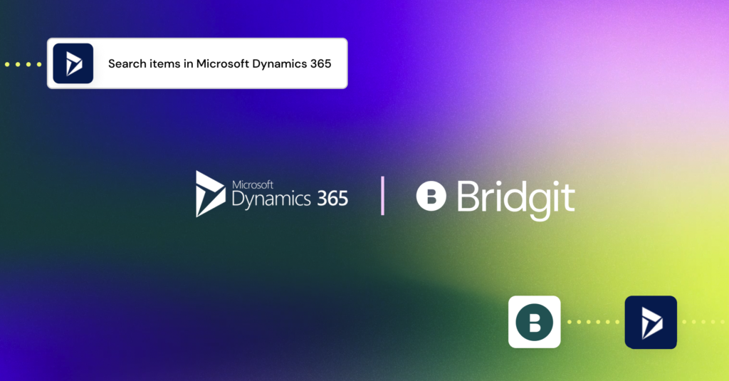 Bridgit Bench and Microsoft Dynamics 365 integration - Bridgit