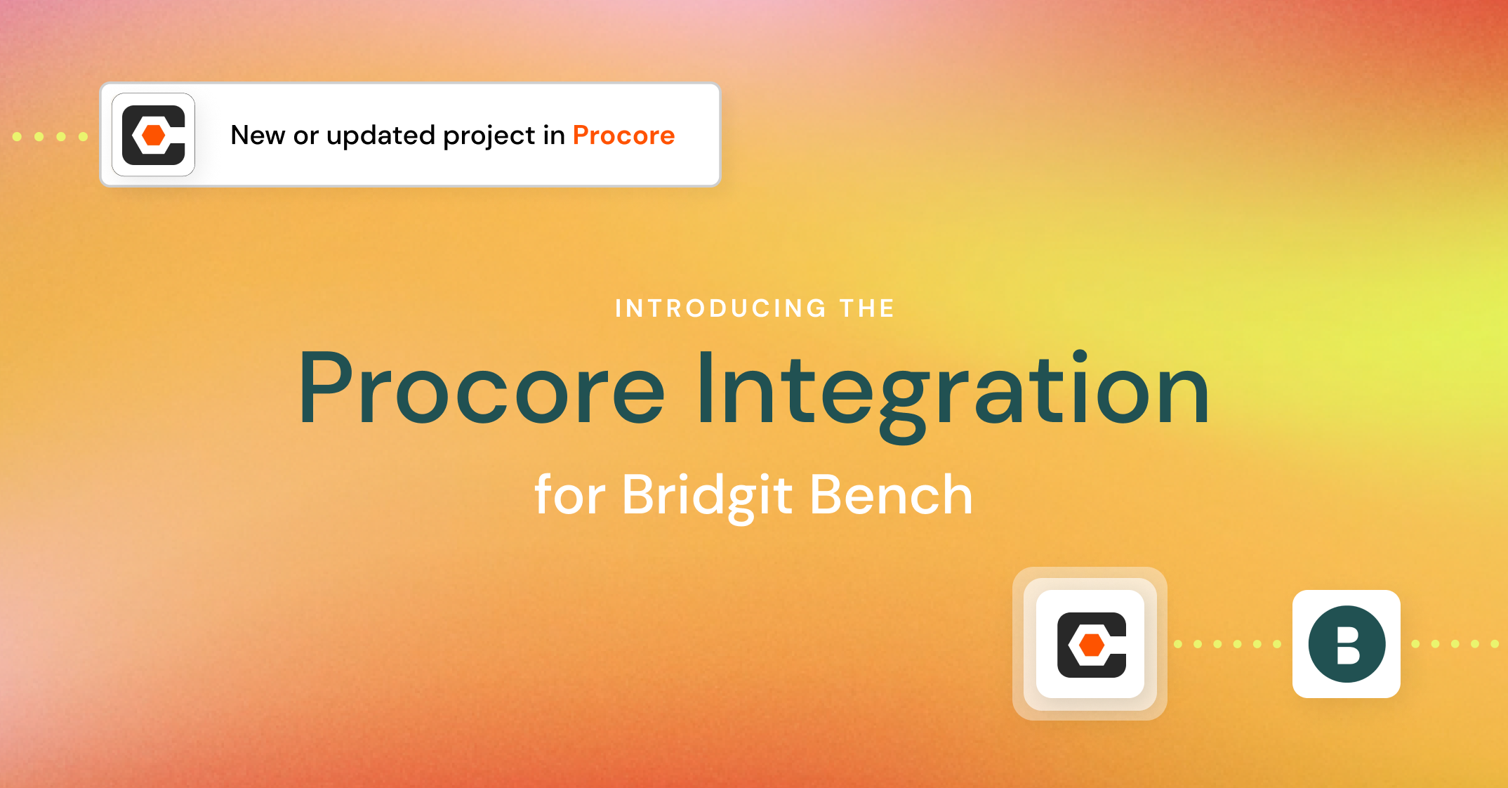 Bridgit Bench & Procore integration - Bridgit